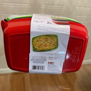 Joie | Kitchen | Brand New Joie 3 Pack Meal Seal Containers | Poshmark